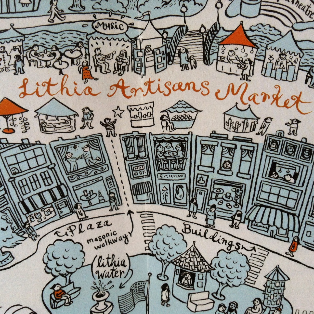 NEW LITHIA ARTISANS MARKET MAP | dimitri draws...